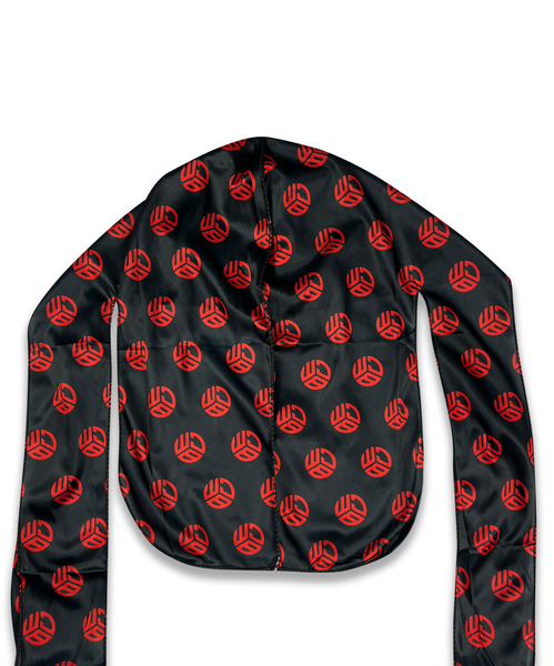 Full Circle Durag - Black/Red