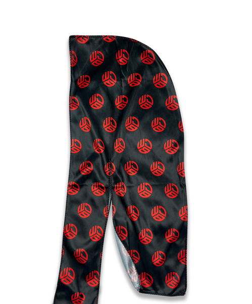 Full Circle Durag - Black/Red